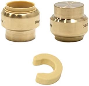 QuickFitting 1/2 Inch Push Cap | Patented Design for Superior Sealing ...