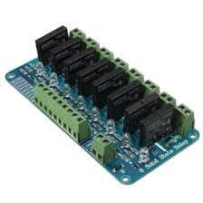 8 Channel 5V Solid State Relay Board Module OMRON SSR AVR DSP Arduino ...