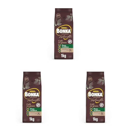 [Descuento 2024] Bonka café tostado en grano para hostelería mezcla – 1 ...