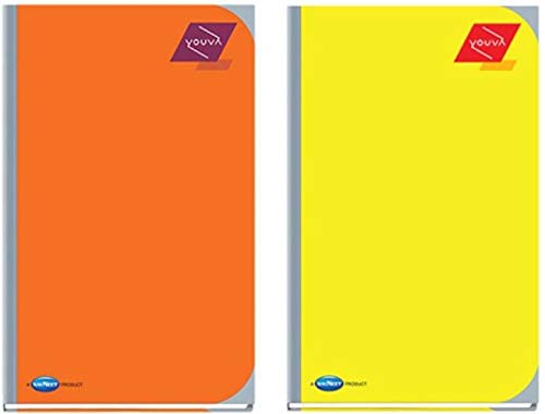 Navneet Youva 3Q Register Notebook(216 Pgs) 21x33 cm Pack of 6 : Amazon ...
