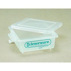 Staining Box, Inside: 12.7 x 12.7 x 5.1 cm, w/Drain Below the Floor ...