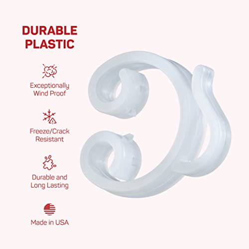 Snapklik.com : Holiday Light Clips Set Of 200 - Fascia Board Clips To ...