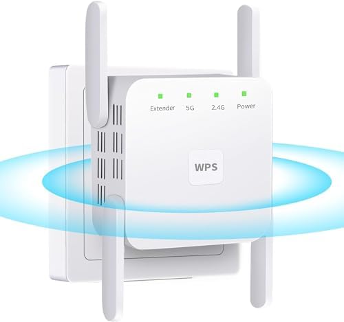 Amazon.com: WiFi Extender, 5G 1200Mbps Dual Band WiFi Extenders Signal ...