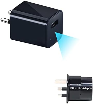 Hidden Camera USB Charger, Mini Nanny Cam with Motion Detection Small ...