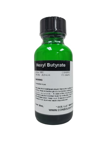 Amazon.com: Hexyl Butyrate High Purity Aroma/Fragrance Compound 30mL (1 ...