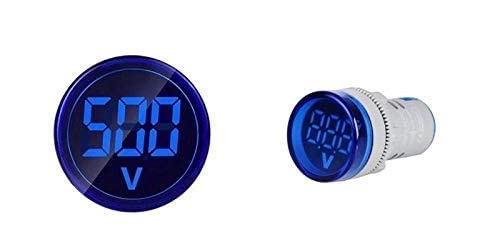 POWER Direct AC 60-500V Digital Voltmeter LED Indicator Lamp Square ...