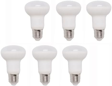 R63 Reflector E27 LED Bulb, 6-Pack Dimmable R63 Spotlight Bulbs, 850Lm ...