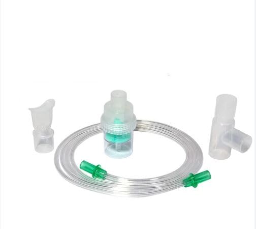 T Mouthpiece Nebulizer Kit ((Universal Size, White, Transparent ...