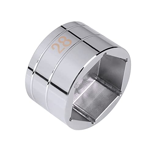 Snapklik.com : Vbaxy 26 28 32mm Topcap Socket Flat Socket Chamferless ...