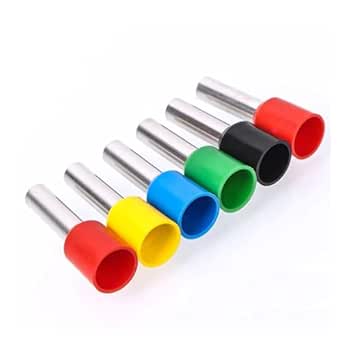 100pcs E0508 E7508 E1008 E1508 E2508 Insulated Ferrule Terminal Cable ...