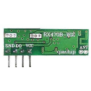 3NH® 315Mhz/433Mhz Module Wireless 4 Channel Receiver Stereo Amplifier ...