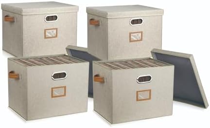 Amazon.com: BCW 33 RPM Vinyl Record Storage Box - Stackable, Double ...