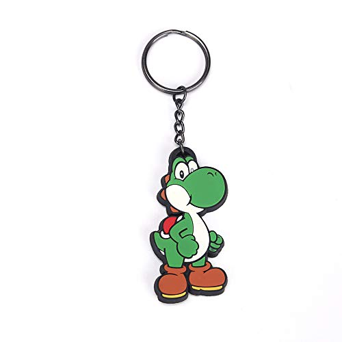 Yoshi Keychain, Rubber Keychain Super Mario Yoshi : Amazon.in: Bags ...