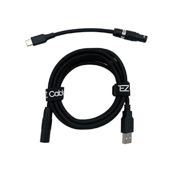 Tez Cables Pro Custom No Coil USB C Cable for Gaming Keyboard, Double ...