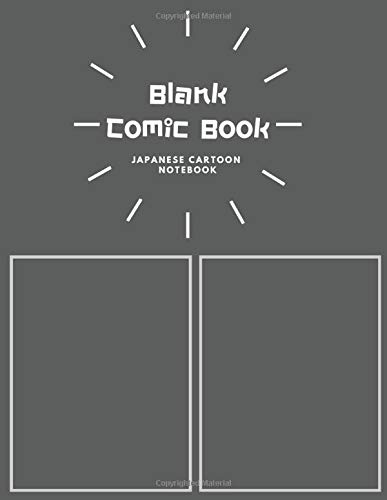 Buy Blank comic book japanese cartoon Draw Your Own Comics: Sketchbook ...