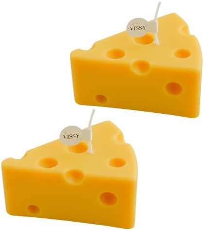 Amazon.com: Cute Cheese Shaped Scented Candle,30G Aroma Soy Wax ...