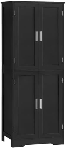 Amazon.com: TEENFON 67” Storage Cabinet, Kitchen Pantry Cabinet with 4 ...