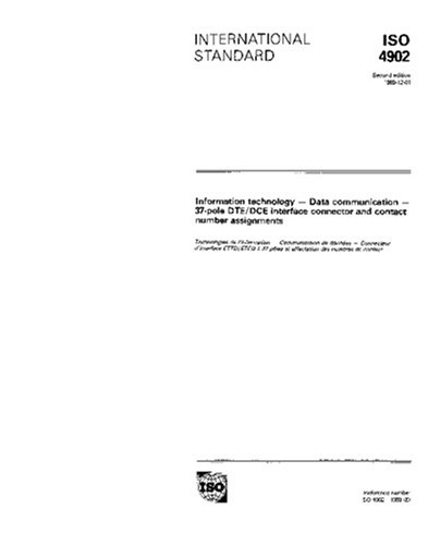 ISO 4902:1989, Information technology - Data communication - 37-pole ...