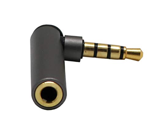 Eatech 90 Degree Elbow 3.5mm Right Angle Male to Female Header 4 TRRS ...