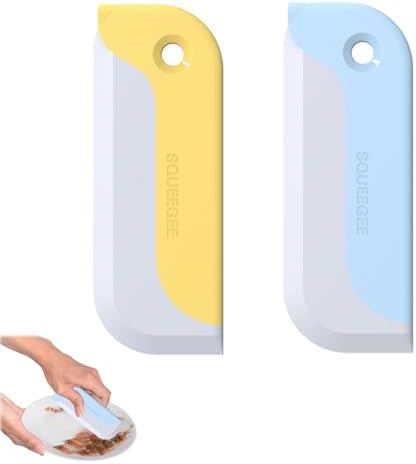 2 PCS Creative Silicon Squeegee, Flexible Rubber Car Window Squeegee ...