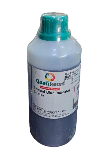 QUALIKEMS Thymol Blue Indicator Solution 125ML (Lab use only) : Amazon ...