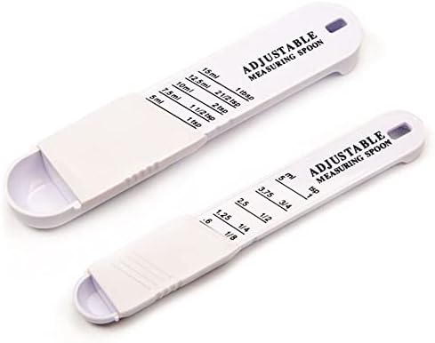 Amazon.com: 5-in-1 Adjustable Measuring Spoon Plastic Tablespoon and ...