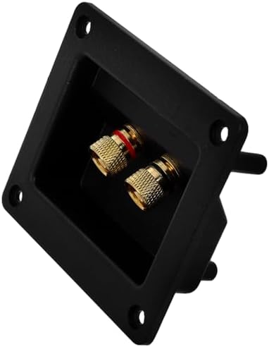 jojofuny 2 Way Pure Copper Speaker Terminal Connectors for DIY Audio ...