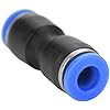 40PCs Plastic Quick Fitting 6mm Pneumatic Push Connector Pipe Tube ...