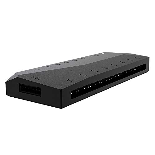Buy ID-COOLING HA-02 Fan Hub for Computer Internal Fans, 8 PWM Ports+8 ...