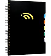 Kesote Lined Notebook Subject Notebook with Dividers Wirebound Notebook ...