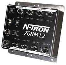 Amazon.com: Red Lion Controls/N-Tron 708M12 IP67 Rated 8 Port 10/100BaseTX Fully Managed ...