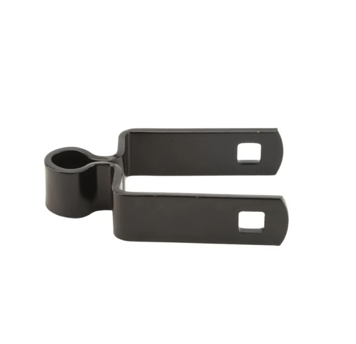 Amazon.com: 2" Square Female Gate Hinge Black Hot Dip Galvanized Steel ...