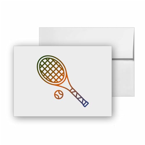 Amazon.com: Tennis Activity Olympic Racket Sport, quality blank cards ...