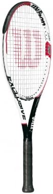 Wilson Exclusive Red Tennis Racquet - Black/Red/White, 27.5 Inch ...