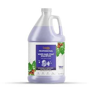 Lozalo Professional White Hair Coat Pet Shampoo-5 Litre, Brightening ...