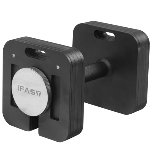 IFAST Adjustable Dumbbells 50LB Single Square Dumbbell 9 in 1 Free ...
