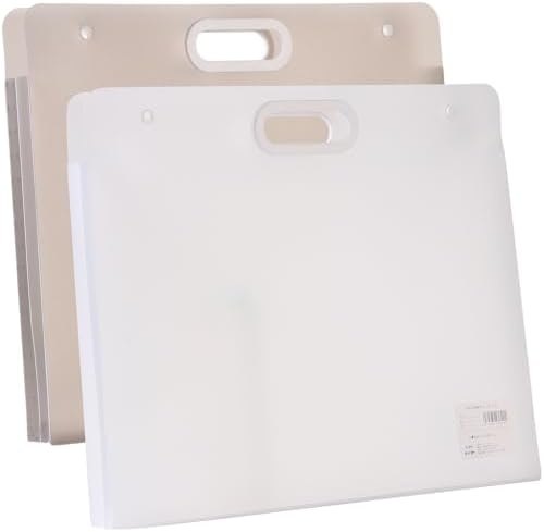 Amazon.com : Shulaner Plastic Art Portfolio Folder with Handles17 x 14 ...