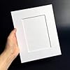 VibhutiCrafts (hoblie) A4 White Mount Board Set of 10 – 350 GSM, 1mm ...