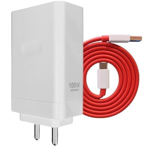 One Plus Original SUPERVOOC 100W Power Adapter and Cable : Amazon.in ...