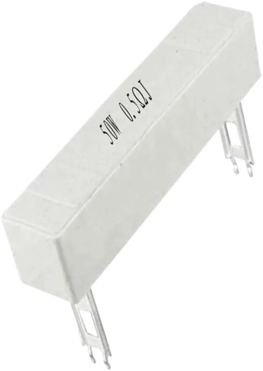 Amazon.com: IPUDIS 10PCS 50W Ceramic Cement High Power Resistor 0.1~1K ...