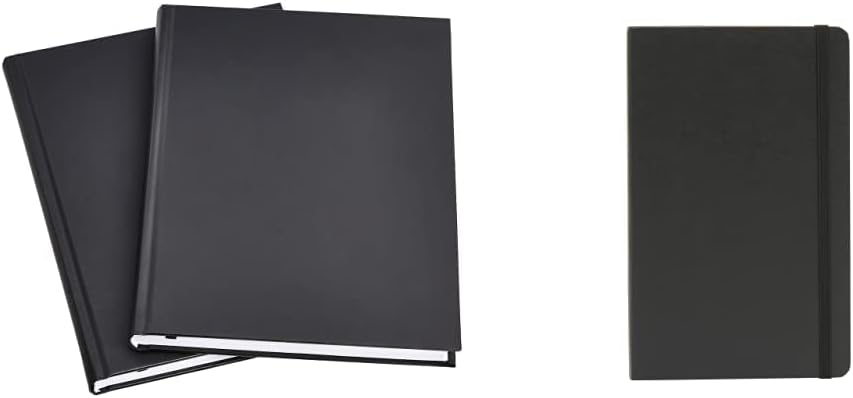 Brandclub - Amazon Basics Professional Journal, 10.5X7.5 inches, Black ...