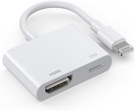 Amazon.com: [Apple MFi Certified] Lightning to HDMI Adapter for iPhone ...