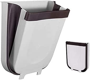 RIGJAK Portable Table Dustbin Desk Dustbin with Attached lid and Swing ...