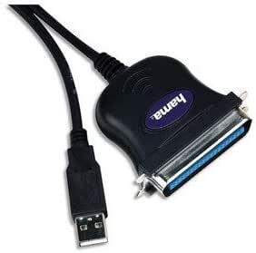Hama USB Drucker-Converter 1,5m Adapter USB-Stecker - 36-Pol Centronics ...