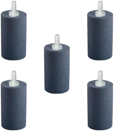 SANSEFERO® White Round Air Stone Disc Bubble Diffuser for Aquarium Fish ...