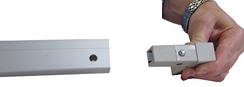 EZTUBE 2-Way Aluminum Extrusion Push pin Assembly Connector. Plastic ...