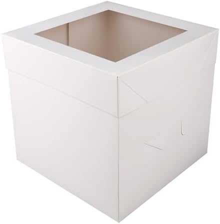 Amazon.com: Cakebon Cake Boxes - 10x10x10 inch 12-pack - Box With ...
