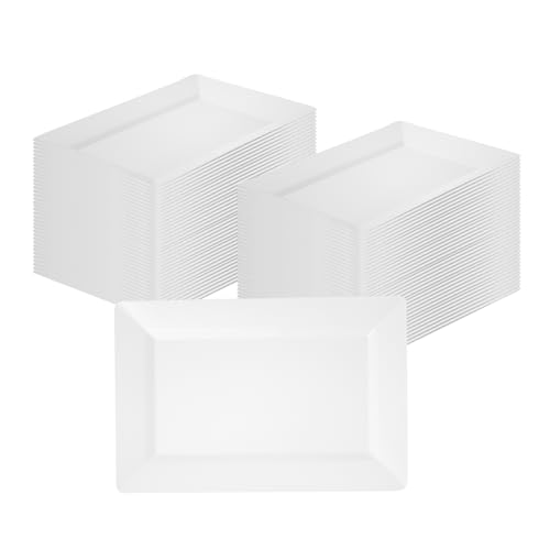 Snapklik.com : Moderna 9.5 X 6.3 Inch Premium Disposable Plates, 10 ...