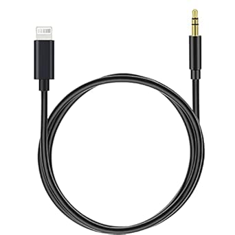 Amazon.com: (Apple MFi Certified) iPhone AUX Cord,Lightning to 1/8 Inch ...
