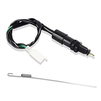 FLYPIG Motorcycle Universal 2 Wire Rear Brake Light Switch with Spring Kit for Honda Kawasaki ...